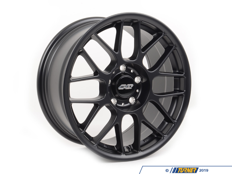 ARC81785ET40SMBK - APEX ARC-8 17x8.5" ET40 Satin Black Wheel 17.2lbs ...