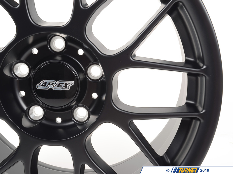 ARC81785ET40SMBK - APEX ARC-8 17x8.5" ET40 Satin Black Wheel 17.2lbs ...