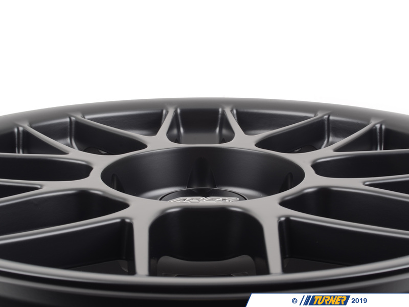 ARC81785ET40SMBK - APEX ARC-8 17x8.5" ET40 Satin Black Wheel 17.2lbs ...