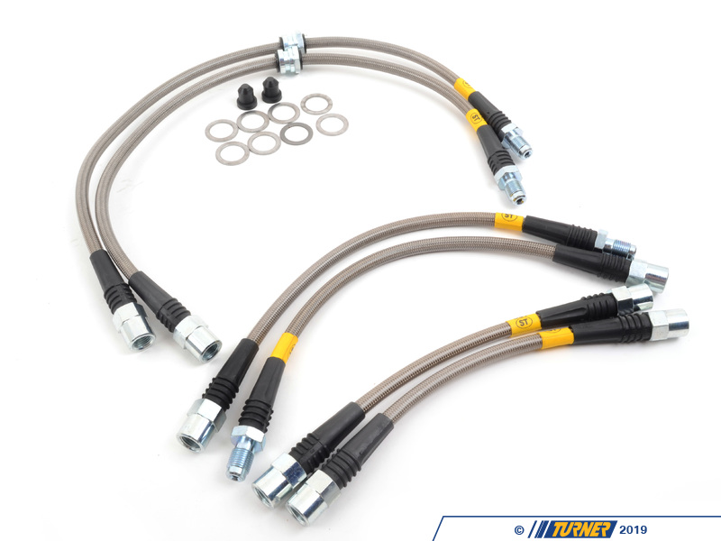 PLBE9X335XI - Stoptech Stainless Steel Brake Lines - E90/E92 335xi ...
