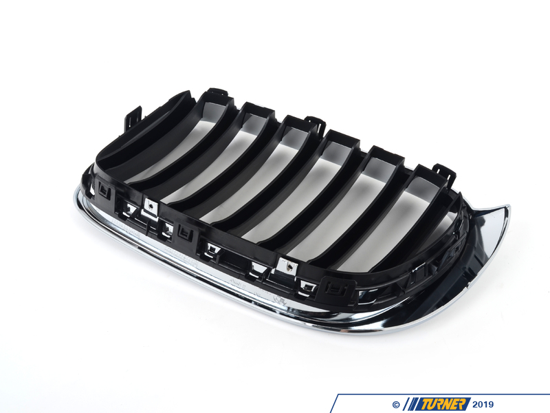 51117338572 - Genuine BMW Front Right Grille - Chrome and Gloss Black ...