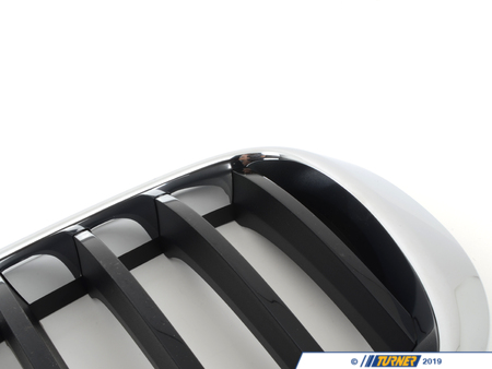 51117338571 - Genuine BMW Front Left Grille - Chrome and Gloss Black ...