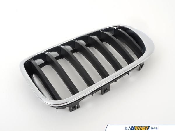 51117338571 - Genuine BMW Front Left Grille - Chrome and Gloss Black ...