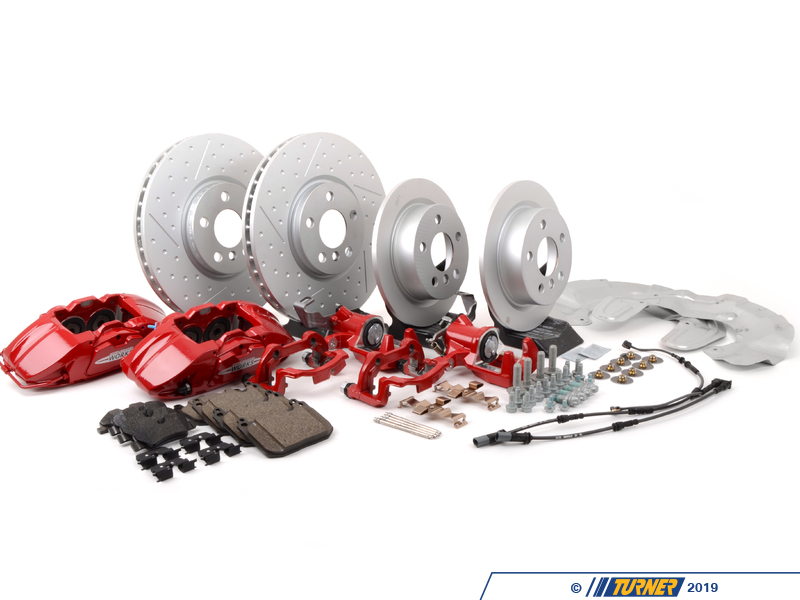 34112352872 - Genuine MINI JCW 4 Piston Sport Brake Kit Retrofit - F55 ...