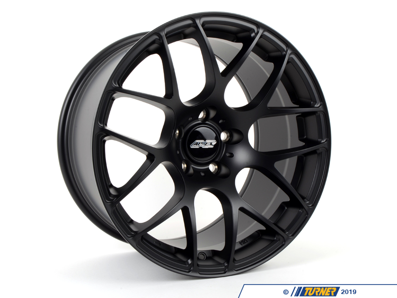 PS718105ET22SMBK - APEX PS-7 18x10.5" ET22 Satin Black Wheel 22.5lbs ...