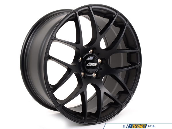 PS7199ET35SMBK - APEX PS-7 19x9" Satin Black Wheel | Turner Motorsport
