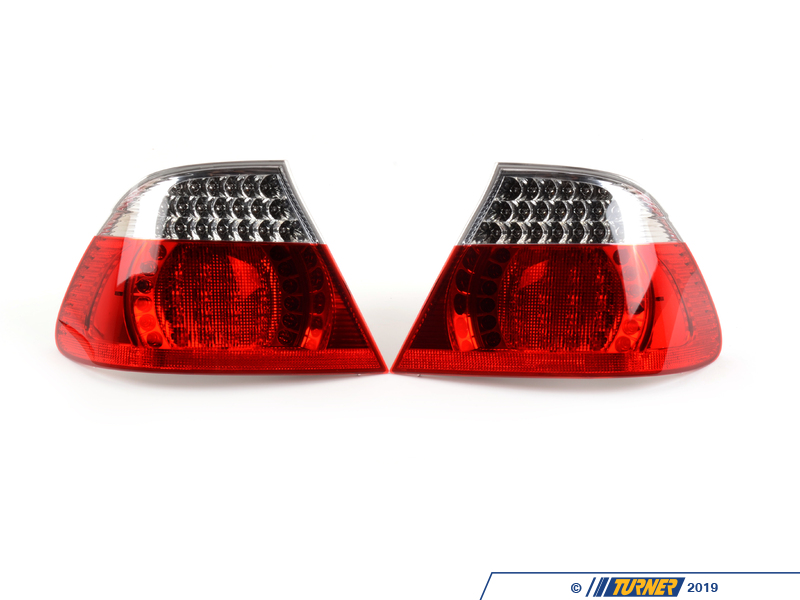 TMS4478 - Rear Taillights (Pair) - LED Clear - E46 Convertible | Turner ...