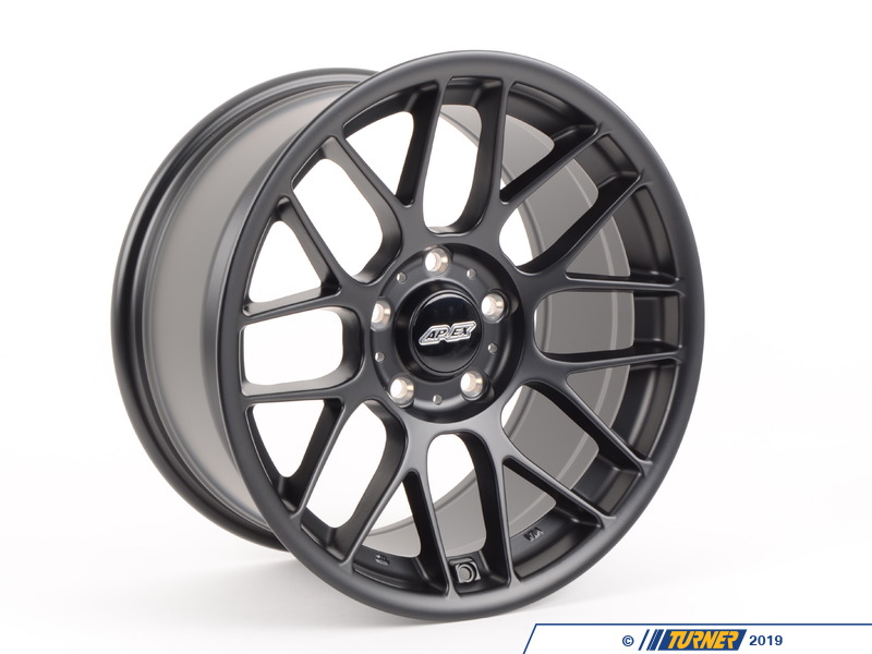 ARC8179ET30SMBK - APEX ARC-8 17x9" ET30 Satin Black Concave Wheel 16 ...