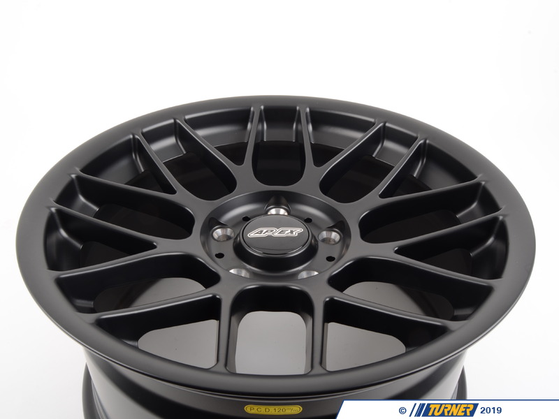 ARC8188595SB - APEX ARC-8 18x8.5/9.5 Staggered Wheel Set - Satin Black ...