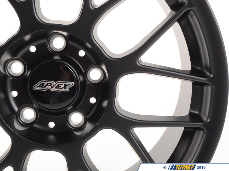 ARC8179ET42SMBK - APEX ARC-8 17x9" ET42 Satin Black Wheel 17.2lbs ...