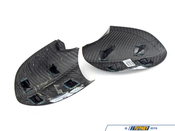 51162157813.2KT - Genuine BMW Carbon Fiber Mirror Cover Pair - E82 1 M ...