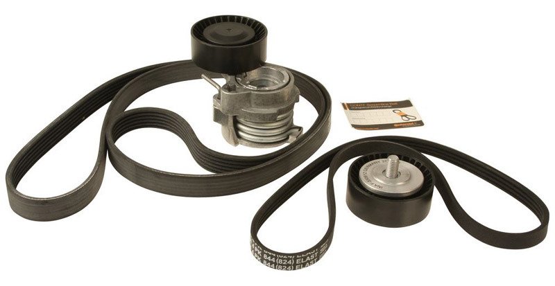 ADK0024P - Accessory Belts and Tensioners Kit - E60, E63, E65 - N62 ...