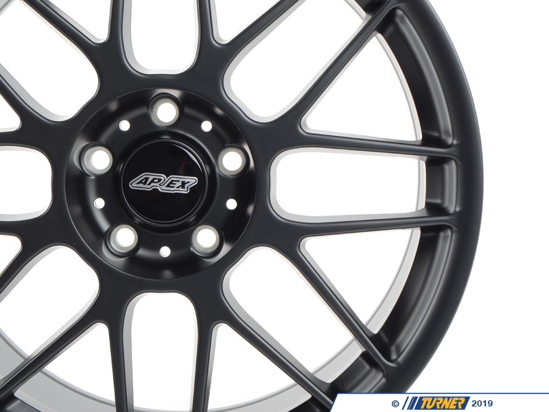 ARC8199ET38SMBK - APEX ARC-8 19x9" ET38 Satin Black Wheel 20.7lbs ...