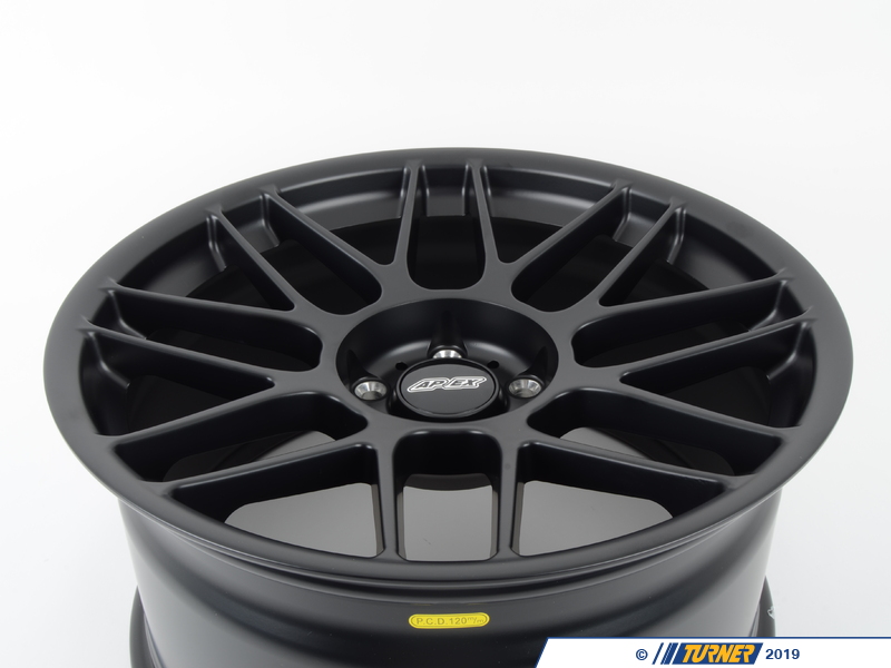 arc8199h10sbKT - 19" APEX ARC-8 Staggered Wheel Set - Satin Black ...