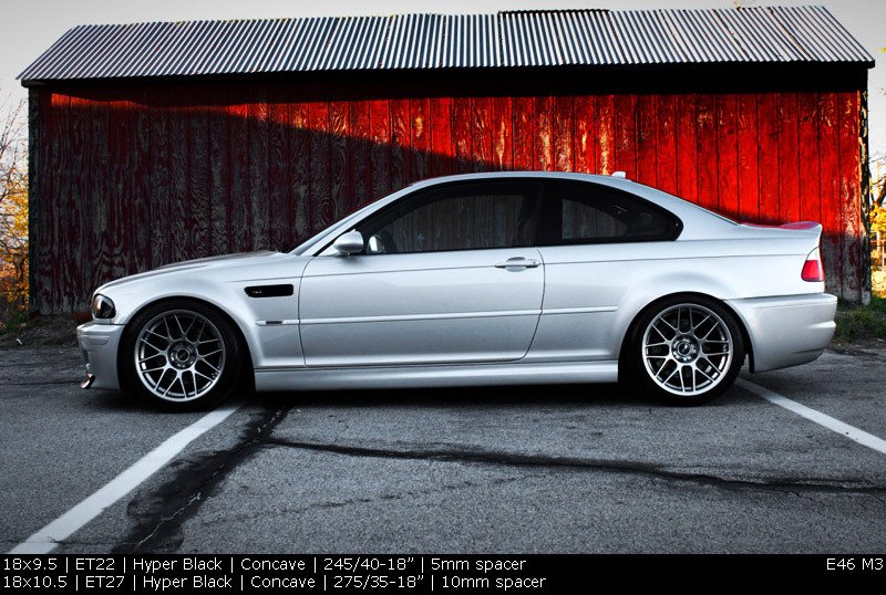 ARC81810ET27HBK - APEX ARC-8 18x10.5" ET27 Hyper Black Concave Wheel 20 ...