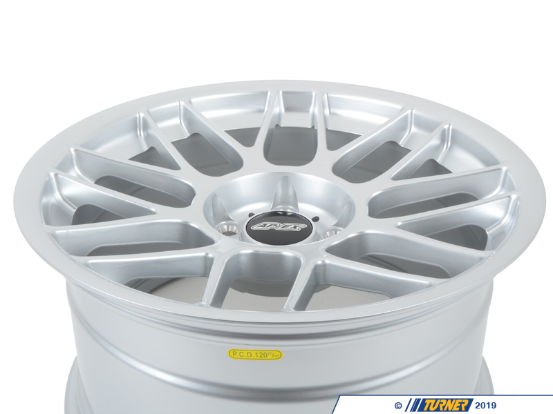 arc8181011hsKT - 18" APEX ARC-8 Staggered Wheel Set - Hyper Silver ...