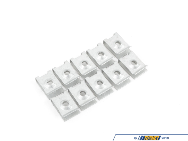 51112410006 - Genuine BMW Front bumper hardware kit - E90, E91, E92 ...