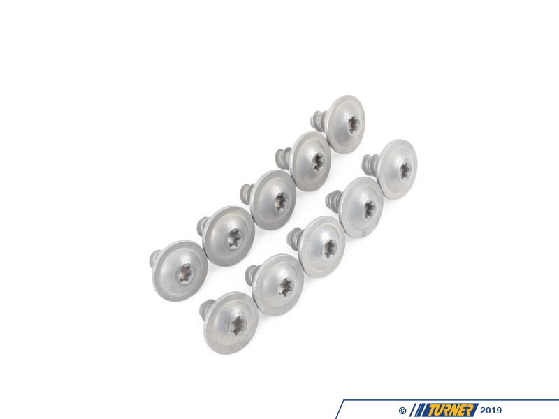 51112410006 - Genuine BMW Front bumper hardware kit - E90, E91, E92 ...