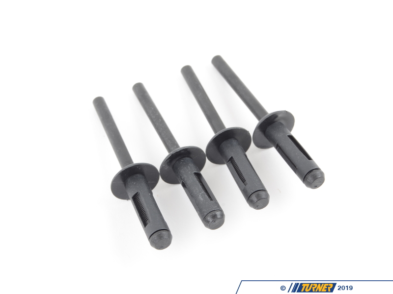 51112410006 - Genuine BMW Front bumper hardware kit - E90, E91, E92 ...