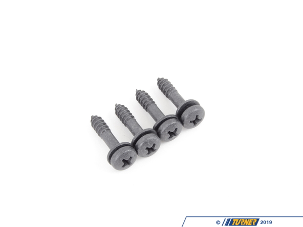 51112410006 - Genuine BMW Front bumper hardware kit - E90, E91, E92 ...