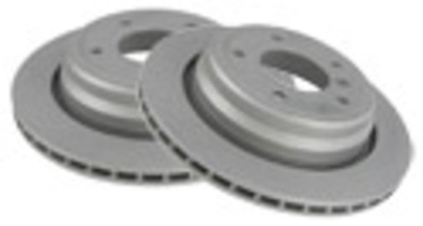 34211164911 - Rear Brake Rotors - E53 X5 3.0i, X5 4.4 (M62) (non-vented ...