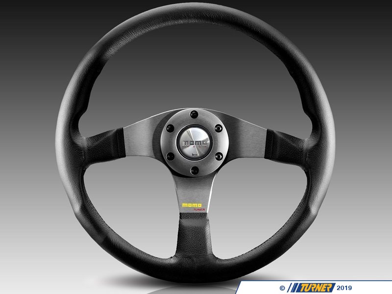 TUN35BK0B - MOMO Tuner Steering Wheel | Turner Motorsport
