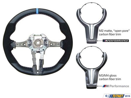 32302413014 - F87 M2 BMW M Performance Steering Wheel | Turner Motorsport