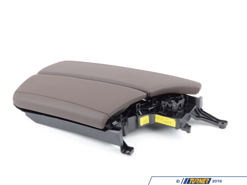 51169299323 - Genuine BMW Armrest In Leather, Front Center Mokka ...