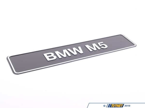 81850300856 - Genuine BMW Type Identification Plate Bm - 81850300856 ...