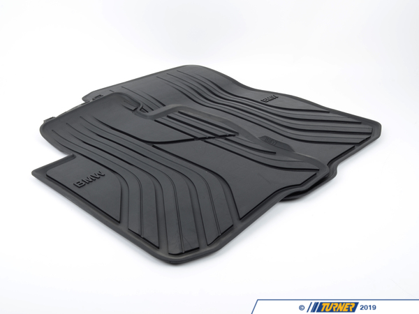 51472285310 - Genuine BMW Base Line Rubber Floor Mats - Front - F32 F33 ...