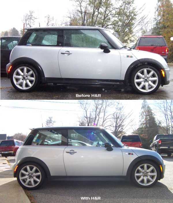 50416-2 - H&R Sport Spring Set - R53 Mini Cooper S 3/2002-2006 | Turner ...