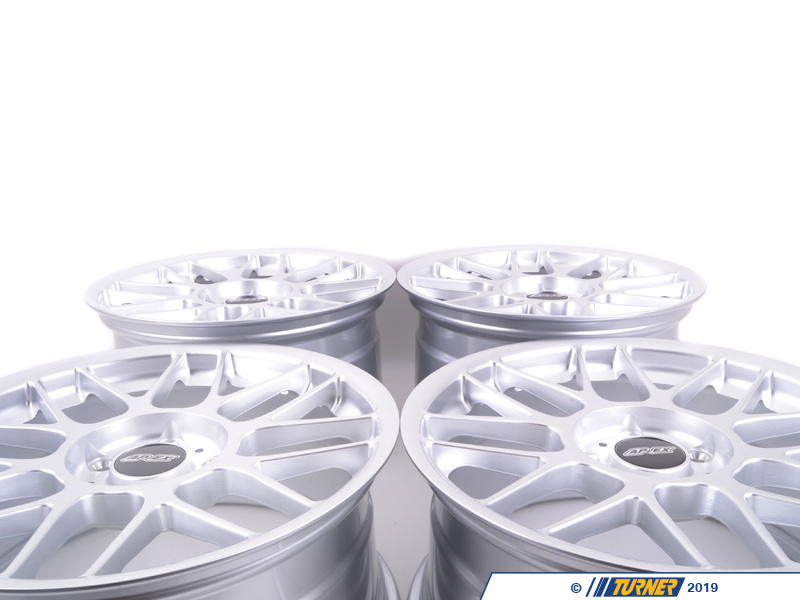 arc819105et22KT1 - APEX ARC-8 19" Staggered Wheel Set - Hyper Silver ...