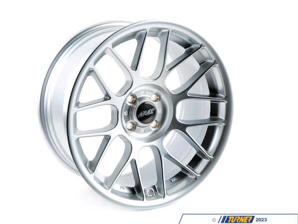 ARC81785ET20HS41 - 17x8.5" ET20 4-Lug Hyper Silver APEX ARC-8 Wheel ...