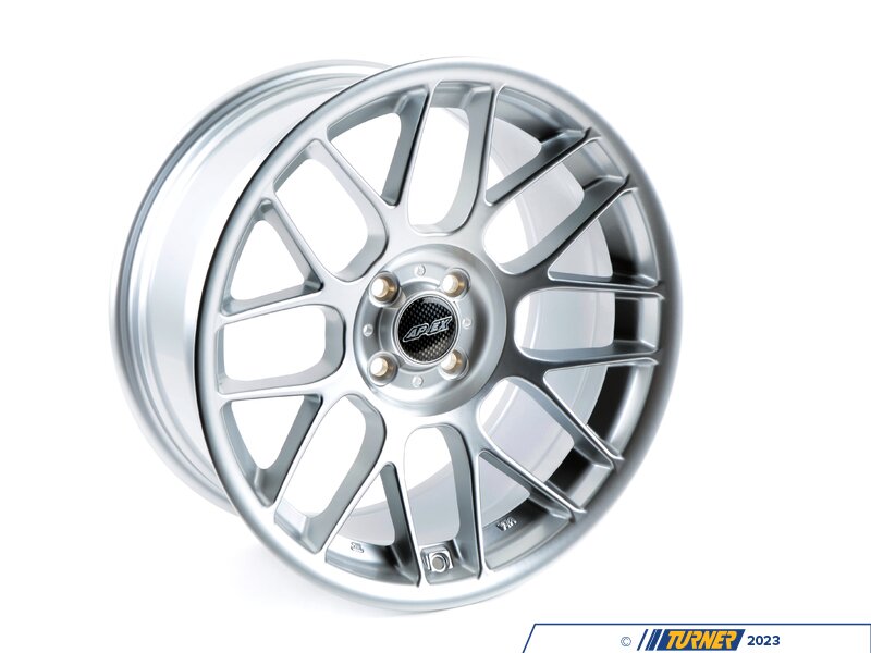 arc8178et25HSKT - 17" APEX ARC-8 Square Wheel Set - Hyper Silver ...