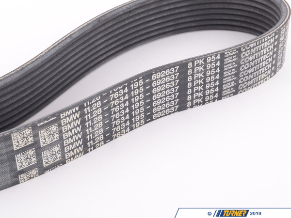 11287634195 - Genuine BMW Ribbed V-Belt 8Pk X 954 - 11287634195 - i12 ...