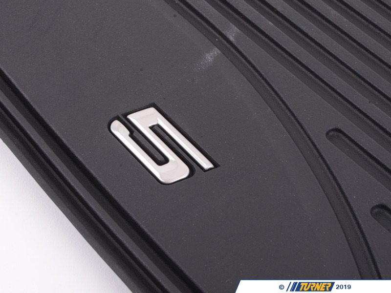 51472414218 - Genuine BMW Black Rubber Front Floor Mats - G30 ...