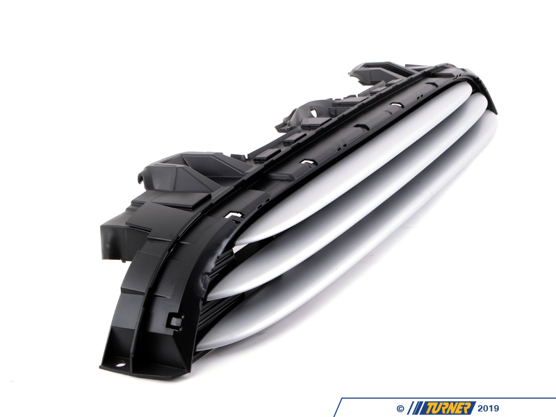 51137335527 - Genuine MINI Decorative Grill Hood Weiss Alu Matt ...