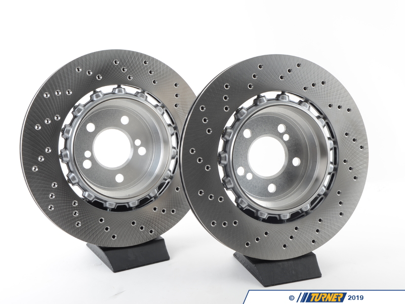 34212284811KT - Genuine BMW Rear Brake Rotor Set - F87 M2, F80 M3, F82 ...