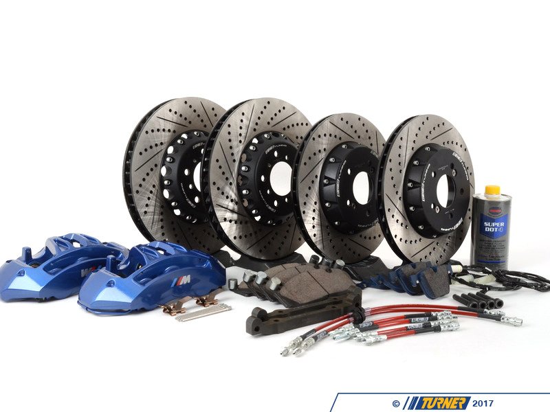 004038ECS04B - F8X M3/M4 Blue Brakes Upgrade For E9X M3 | Turner Motorsport